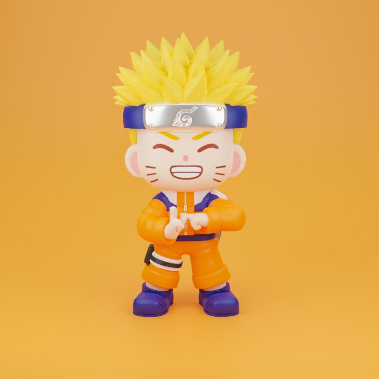 0125 Naruto - STL 3D Print Files – Cute.D STL