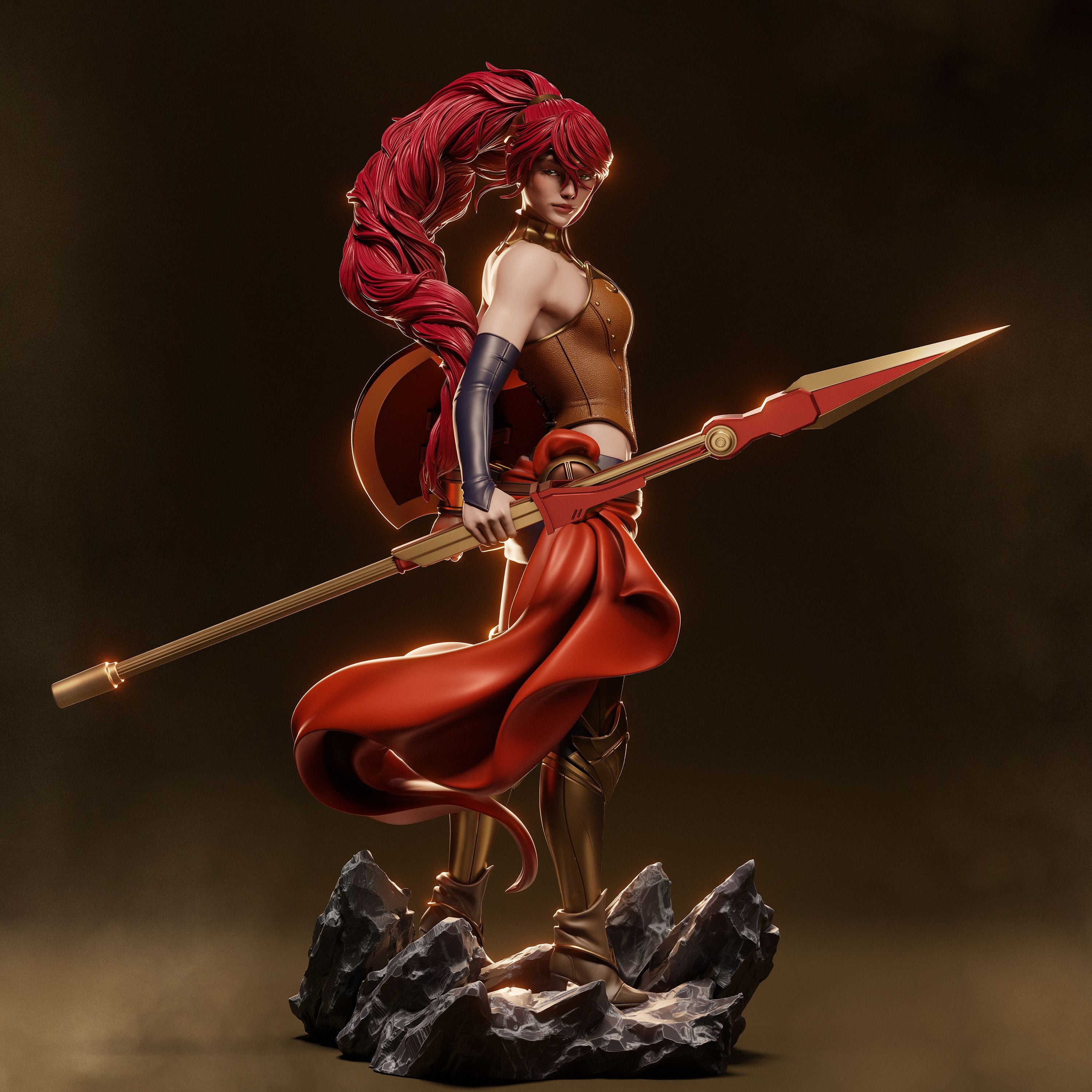 0460 Pyrrha Nikos - STL 3D Print Files – Cute.D STL